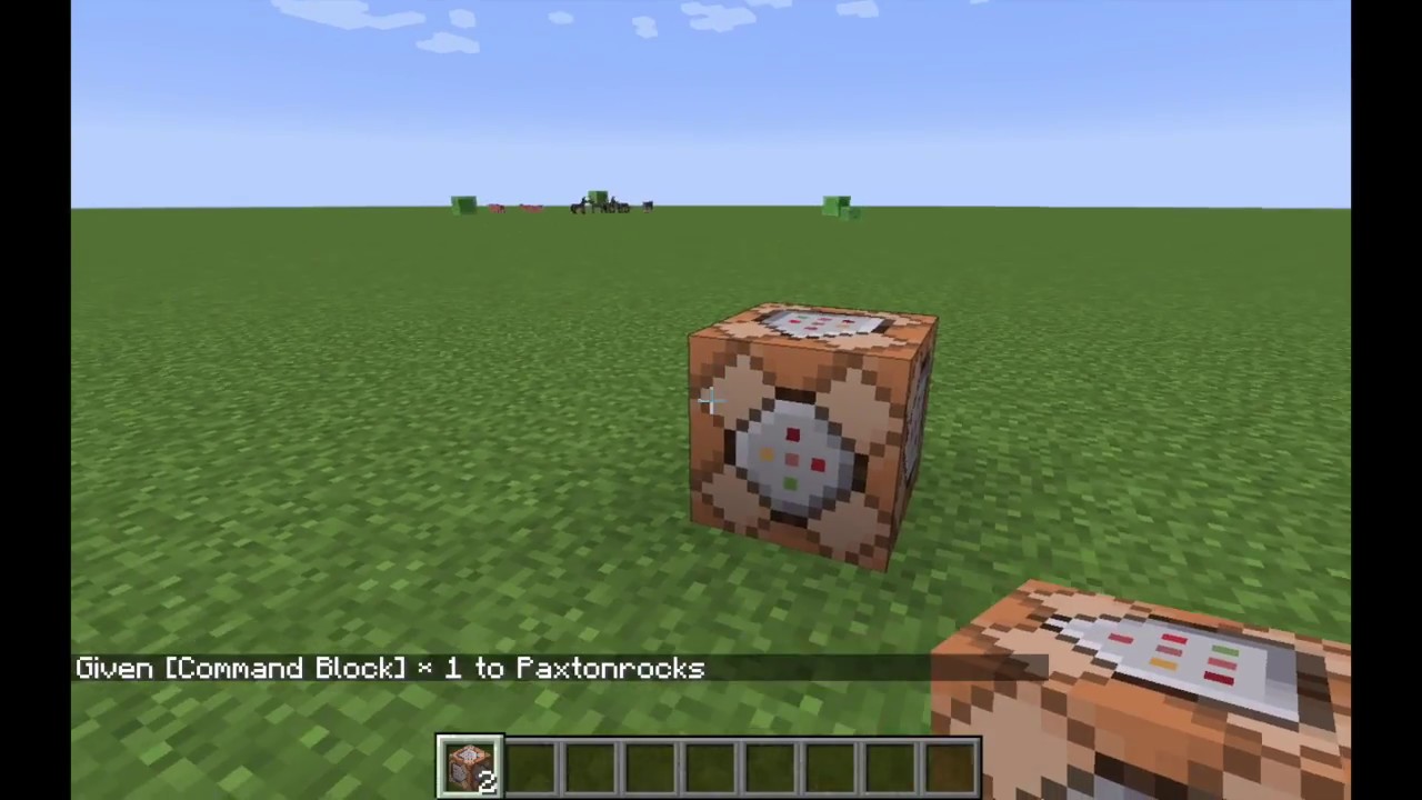 How to get a command block Minecraft PC - YouTube