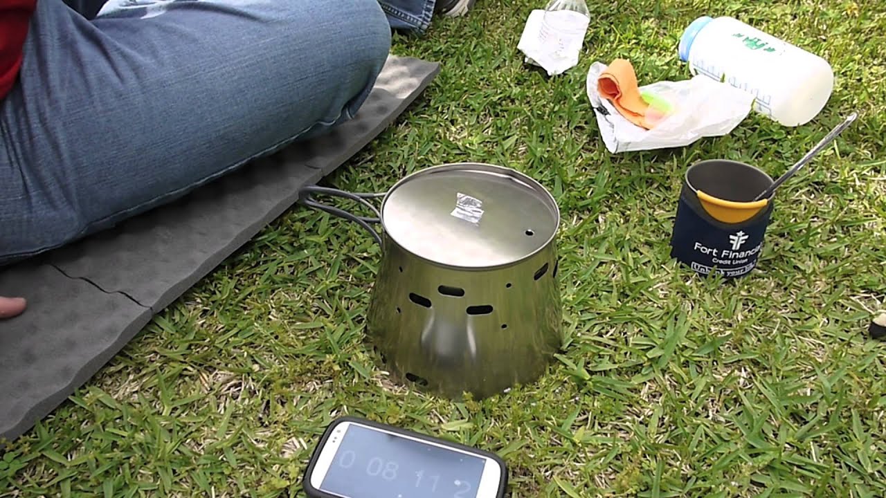 TD Sidewinder Caldera Cone & the 0.9L Evernew "UL" Ti Cook Pot - YouTube