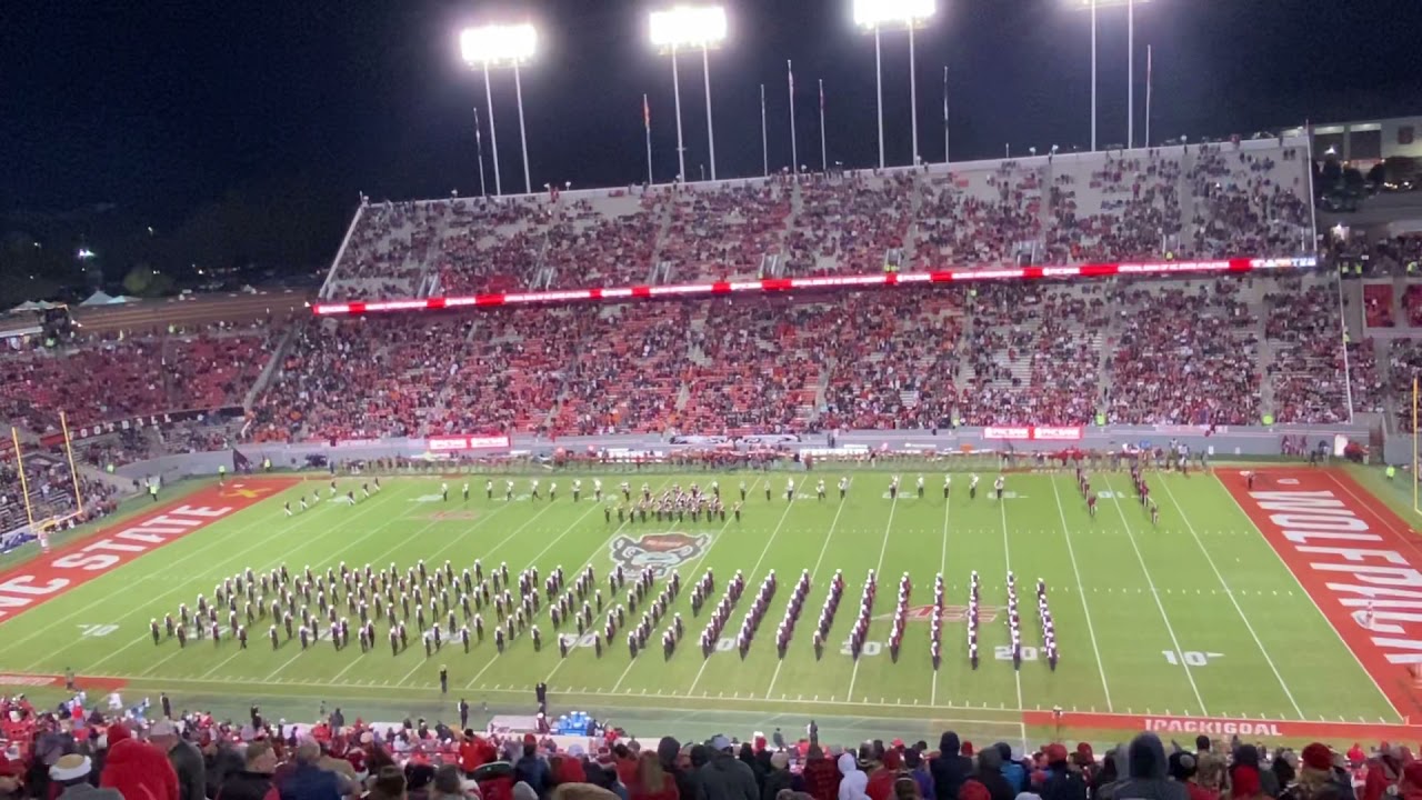 NC State Marching Band on November 20,2021 “Battle Hymn Of The Republic ...
