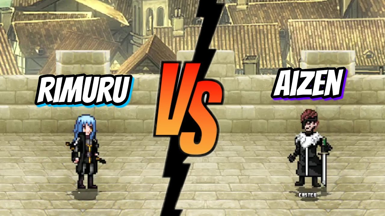 Aizen Vs Rimuru bleach x I got reincarnated as a slime fights / mugen ...