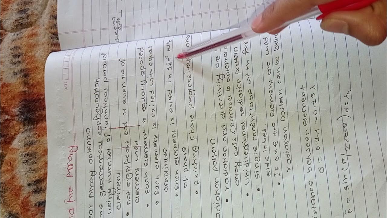 broadside array and endfire array - YouTube