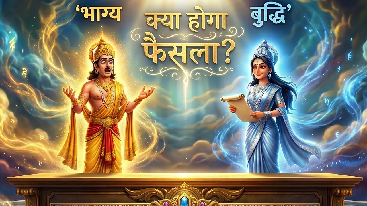 👉 “Buddhi Badi Ya Bhagya?" #motivation #cartoon #shorts #viral # ...
