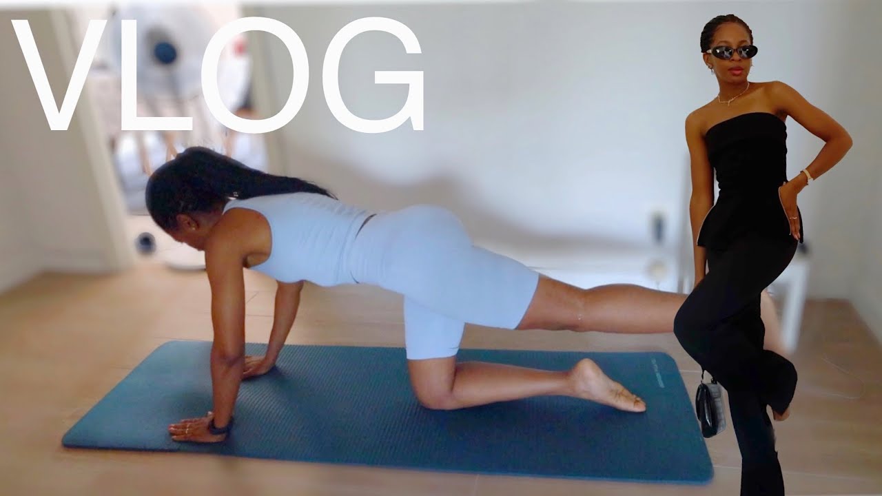 VLOG | NA-KD try on Haul| Workout Routine - YouTube