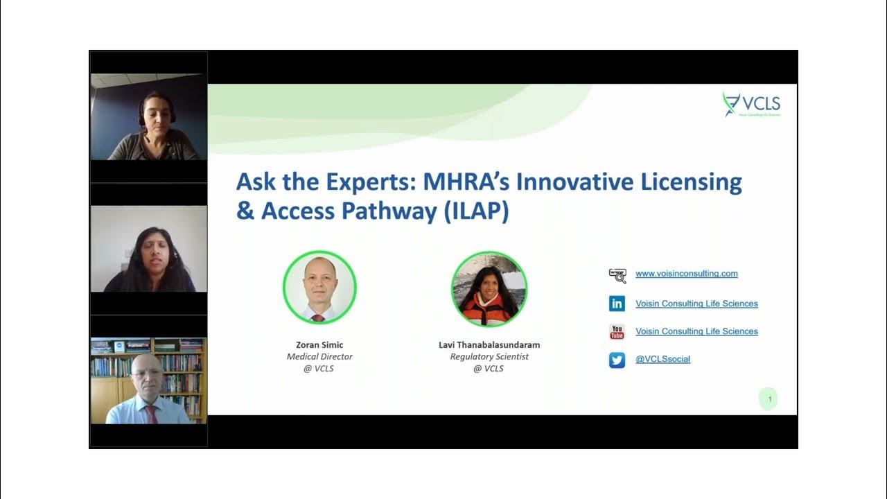 2023 03 21 Ask the experts: MHRA’s Innovative Licensing and Access Pathway (ILAP) - YouTube