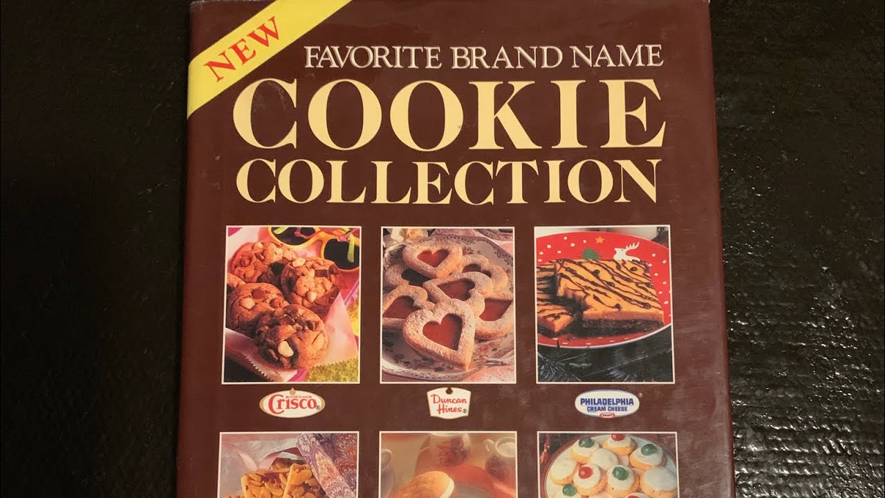 Vintage Cookbook Favorite Brand Name Cookie Collection 1993 Edition w ...