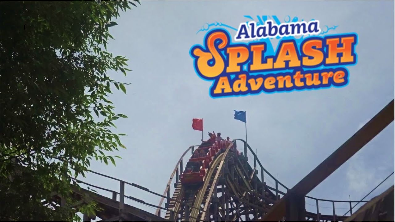 Riding Alabama's ONLY Wood Coaster | Alabama Splash Adventure Vlog ...