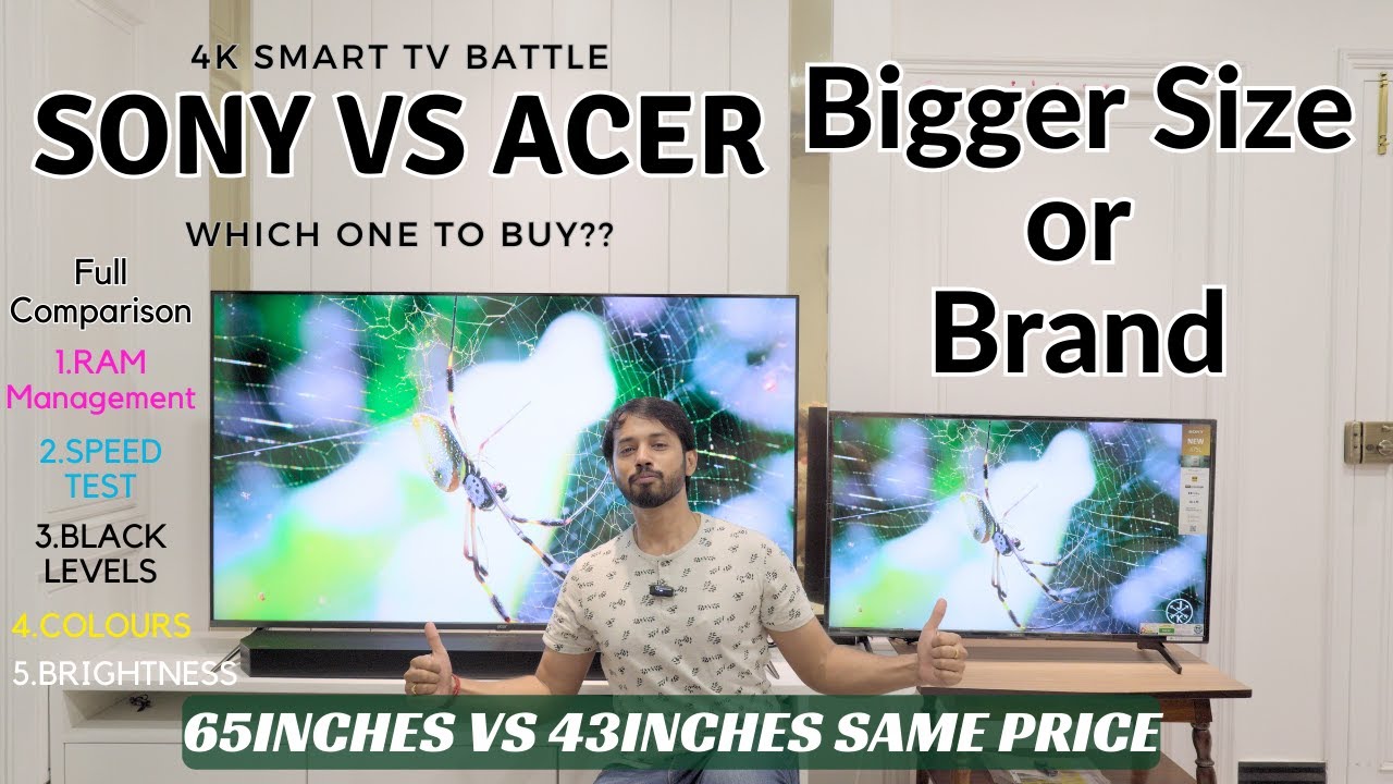 Sony Vs Acer or TCL | Which One to Buy Bigger Size or Brand | Full ...