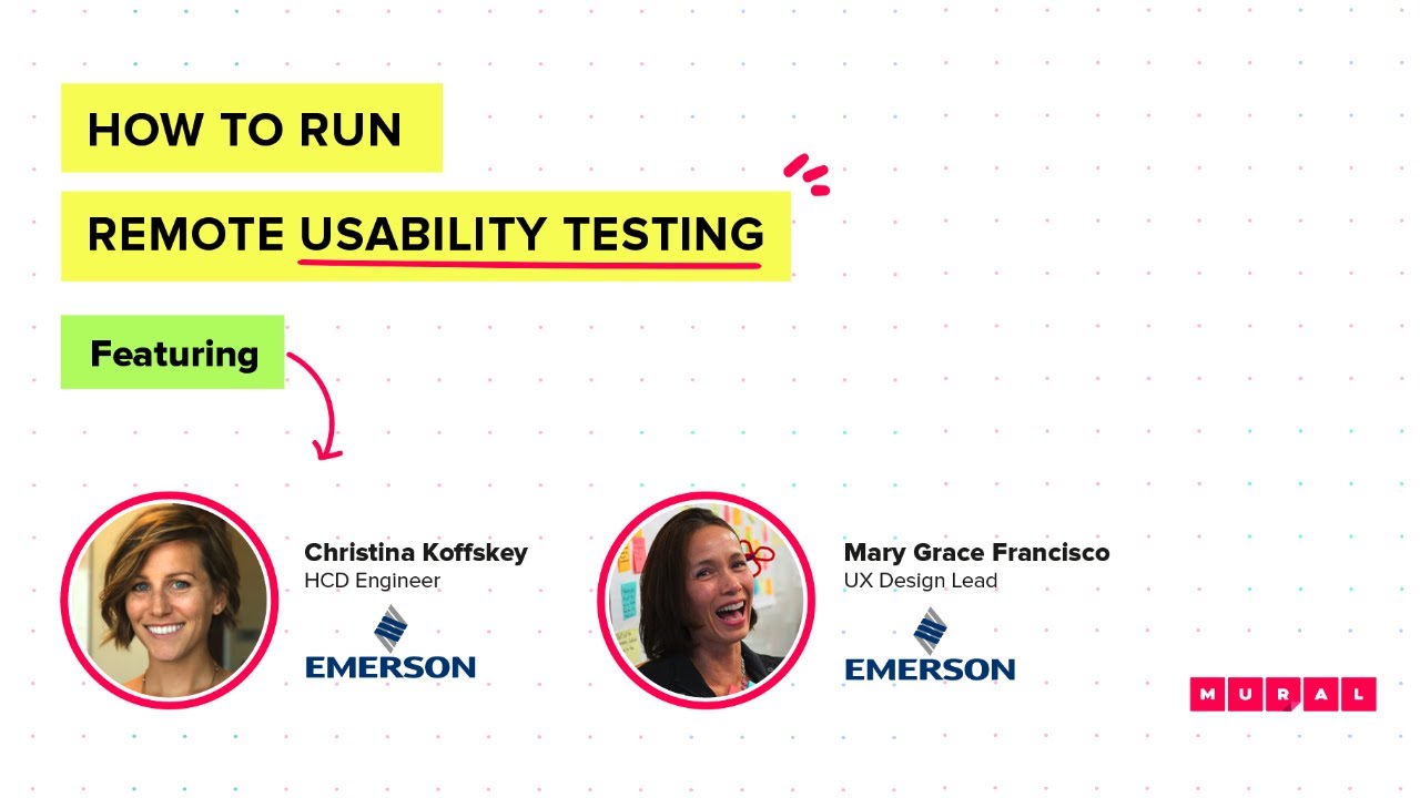 How Emerson Runs Remote Usability Testing - YouTube