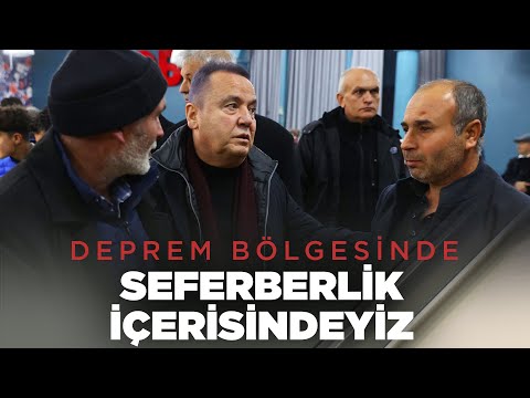 Deprem Bölgesinde Seferberlik İçerisindeyiz