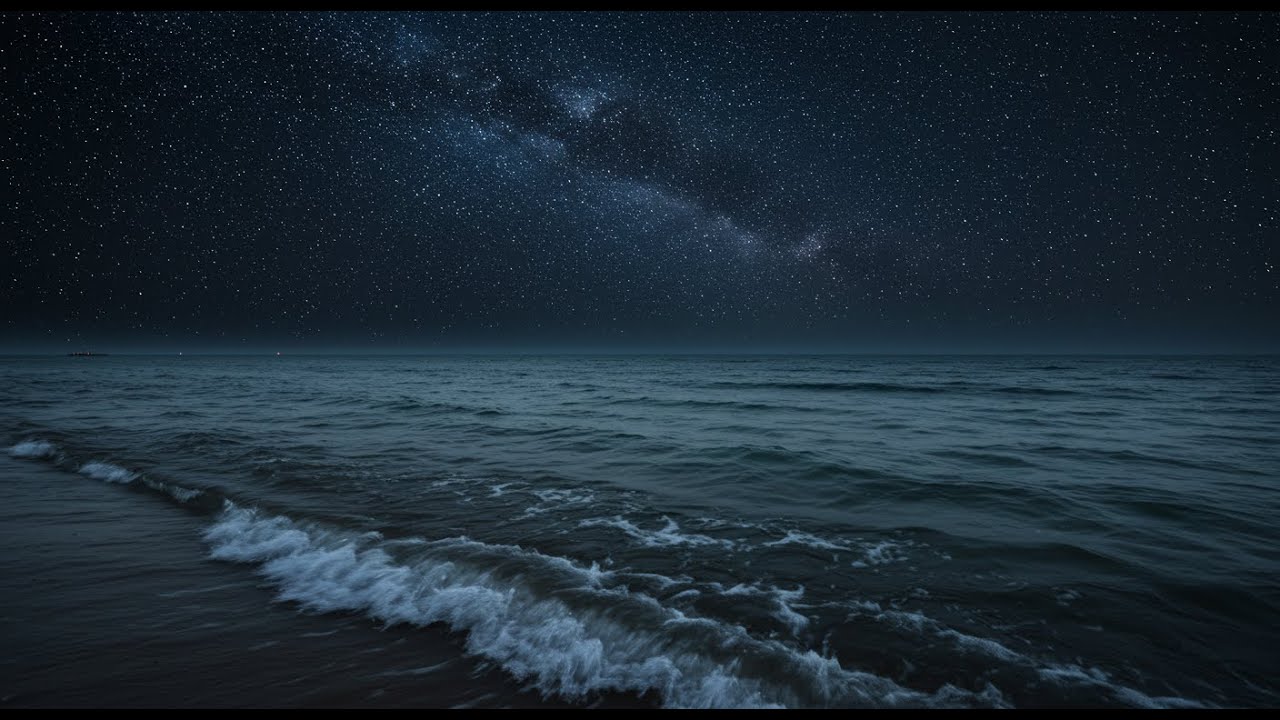 Soothing Wave Sleep Therapy | Ocean Ambience All Night for Deep ...