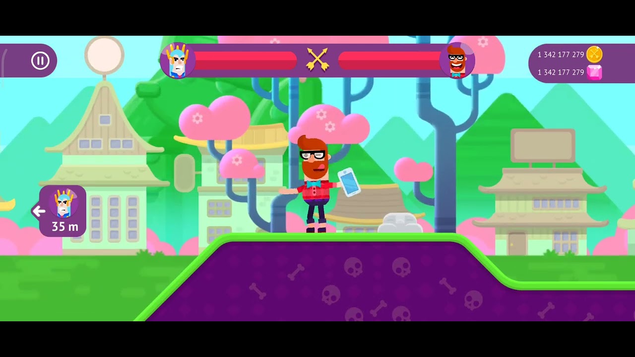 Bowmasters Gameplay of All Characters Jack Hammer, Hipster ...