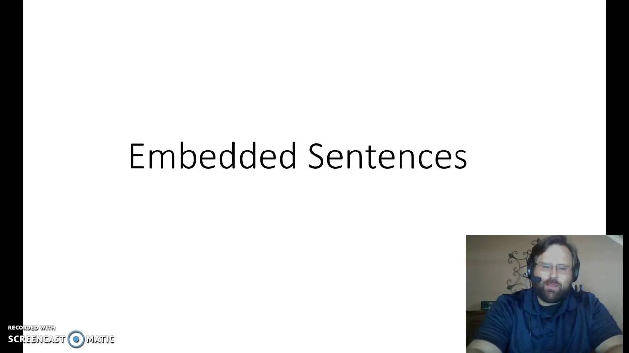 #24 Embedded Sentences in ASL - YouTube