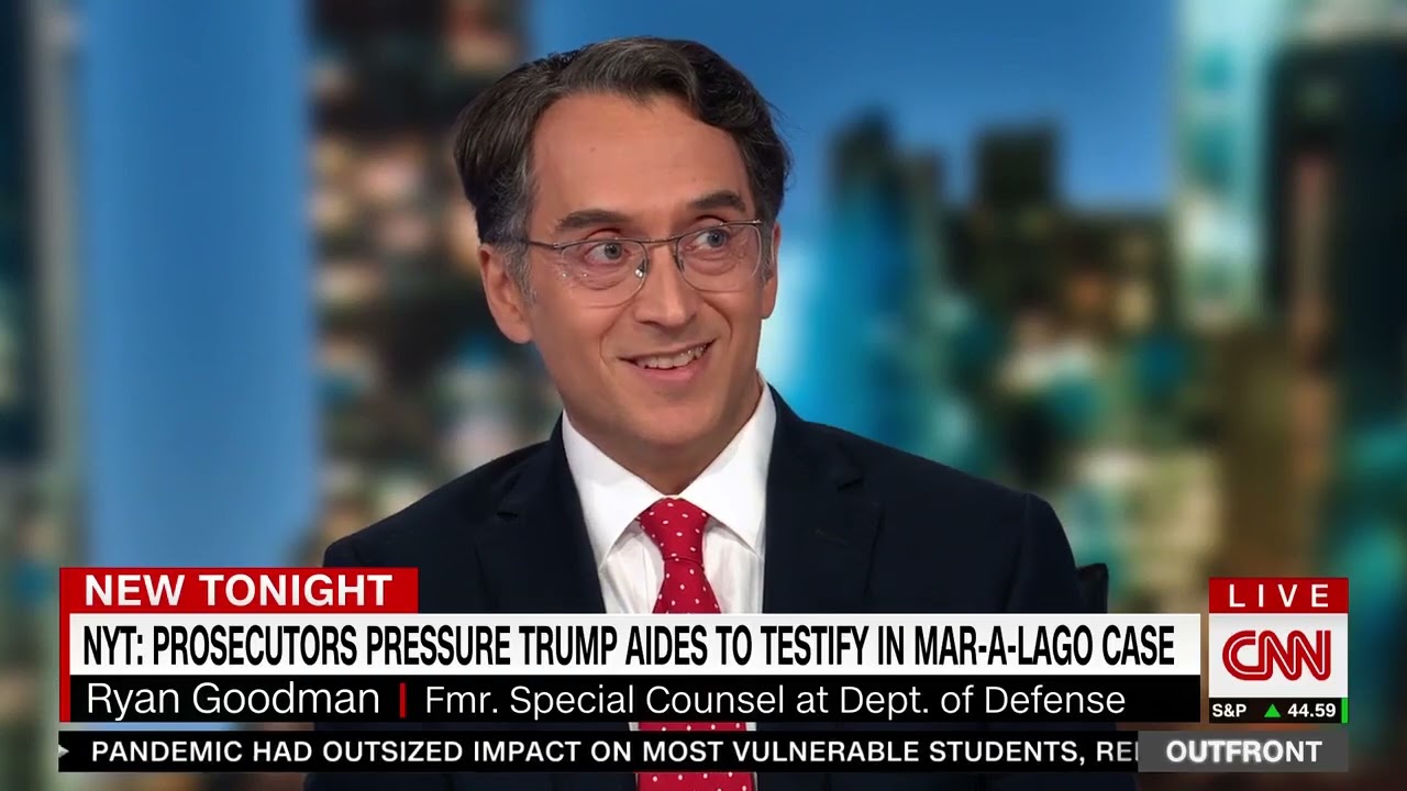 Ryan Goodman says prosecutors are "closing in" on Trump - YouTube