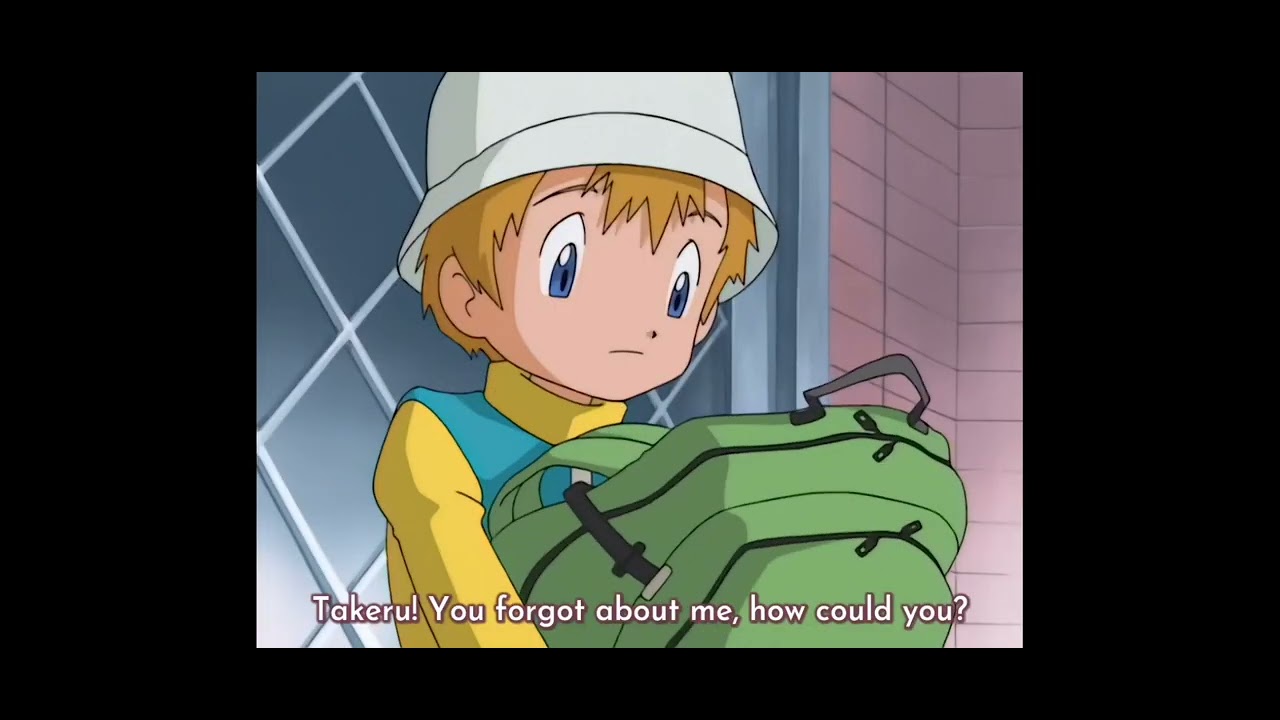 DIGIMON Adventure 02 - Takeru Almost Left Patamon Behind - YouTube