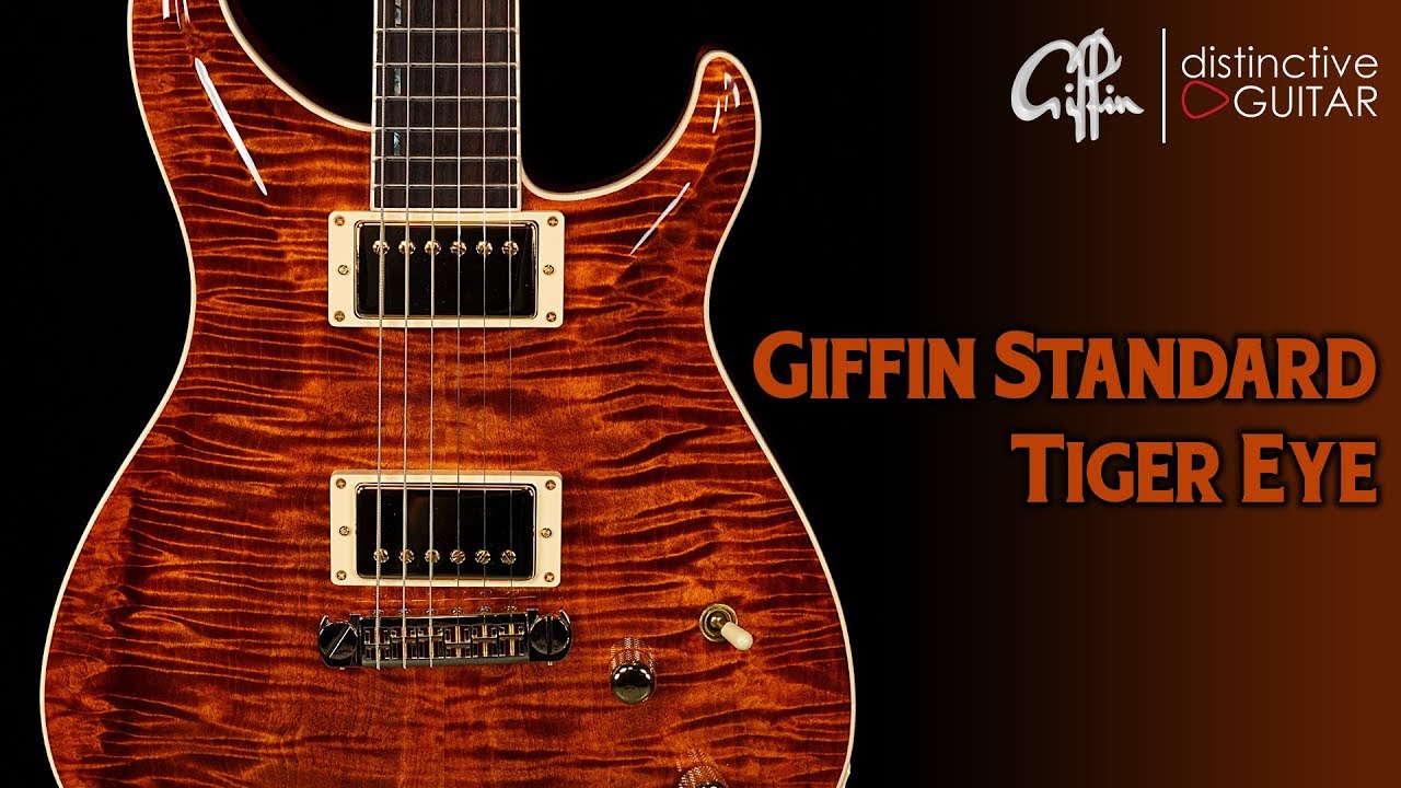 Roger Giffin Standard | Tiger Eye Custom Guitar - YouTube