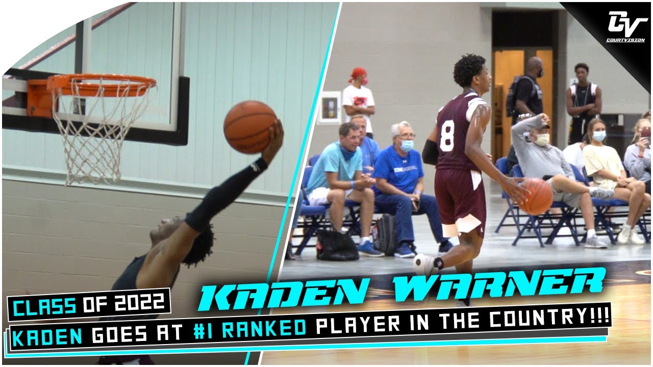 TOP RANKED CLASS OF 2022 PG KADEN WARNER Goes OFF against #1 player in ...