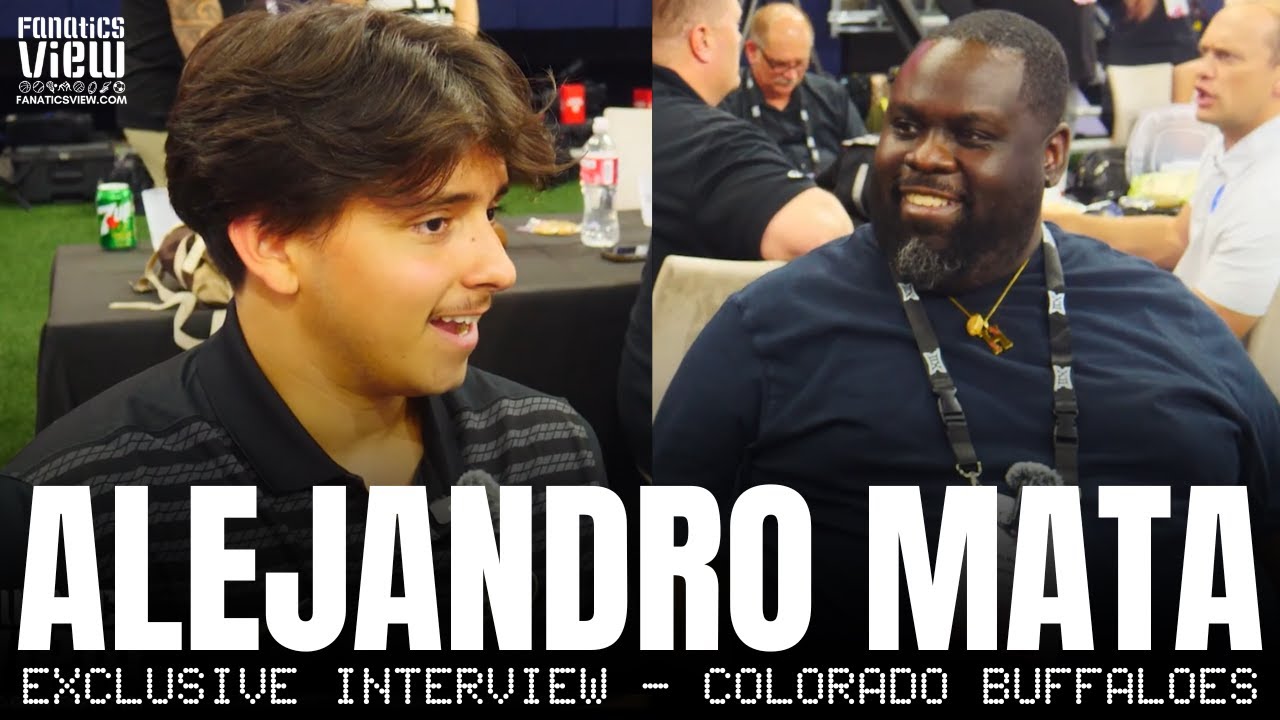 Alejandro Mata Discusses Colorado Buffaloes "Targeted", Playing for ...