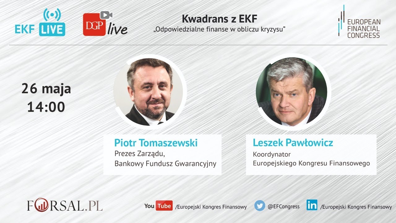 Kwadrans z EKF- Piotr Tomaszewski (BFG), Leszek Pawłowicz (EKF) - YouTube