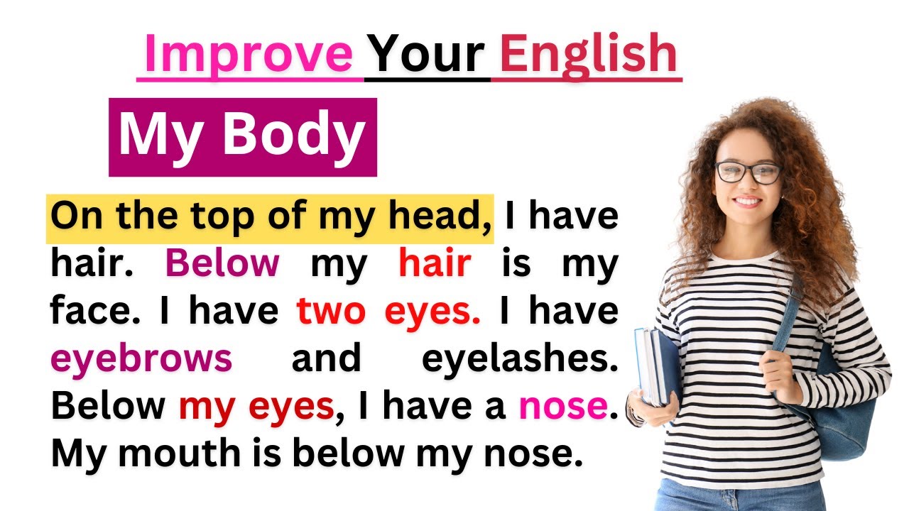 My Body | Learning English Speaking | English Speaking Practice | Level ...