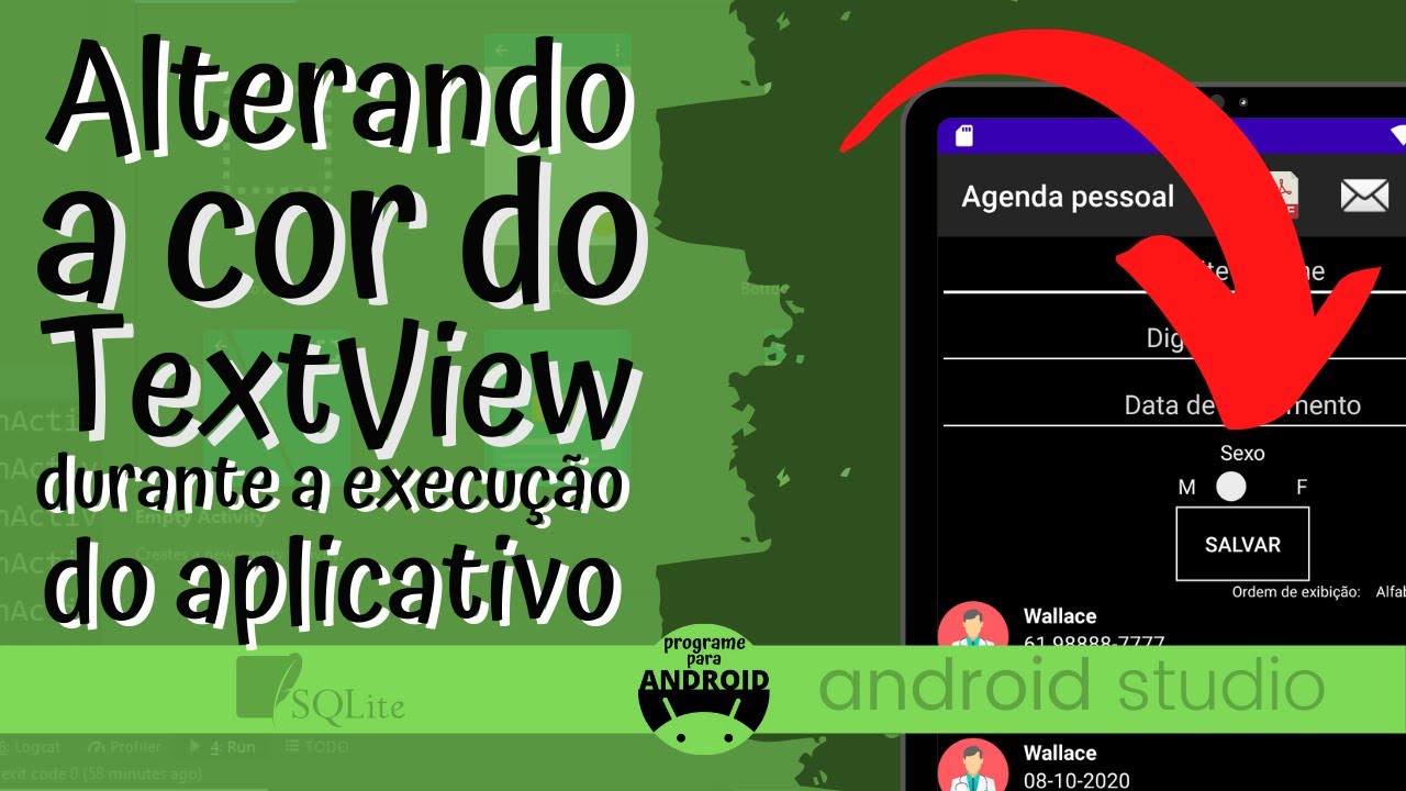 Android Studio | Como alterar a cor do seu TextView pelo código ...