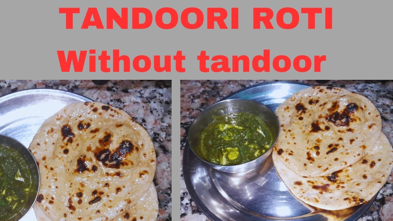 Tandoori roti on tawa - hotel style | homemade whole wheat tandoori ...