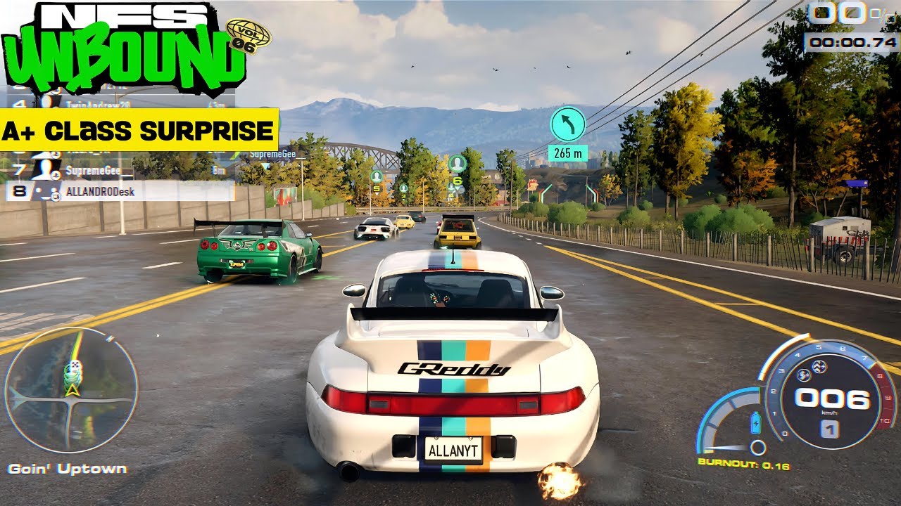 Porsche 911 Carrera S is a Stunner in NFS Unbound Online A+ Class - YouTube