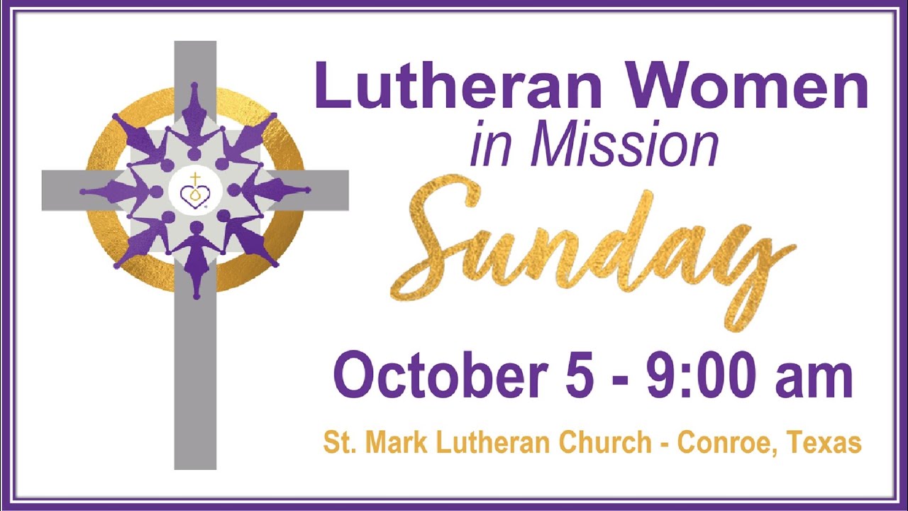 LWML Sunday: St. Mark Lutheran, Conroe, TX - 10/5/2025 9:00am - YouTube