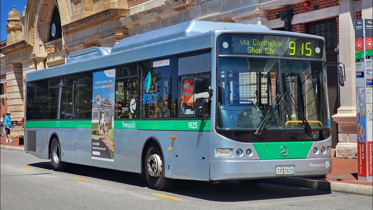 TP1925 Transperth Bus Mercedes Benz OC500LE CNG Loud ZF With Kickdown ...