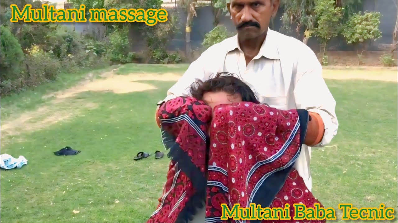ASMR Head back and perfect oil massage with Multani Baba Tecnic ASMR Massager||ASMR Massage ...