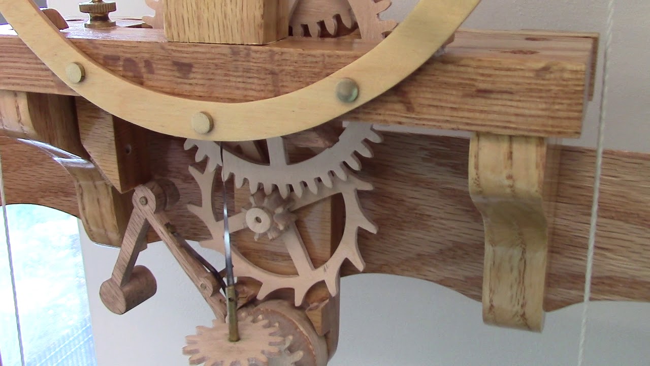 Clock with pivoted detent escapement - YouTube