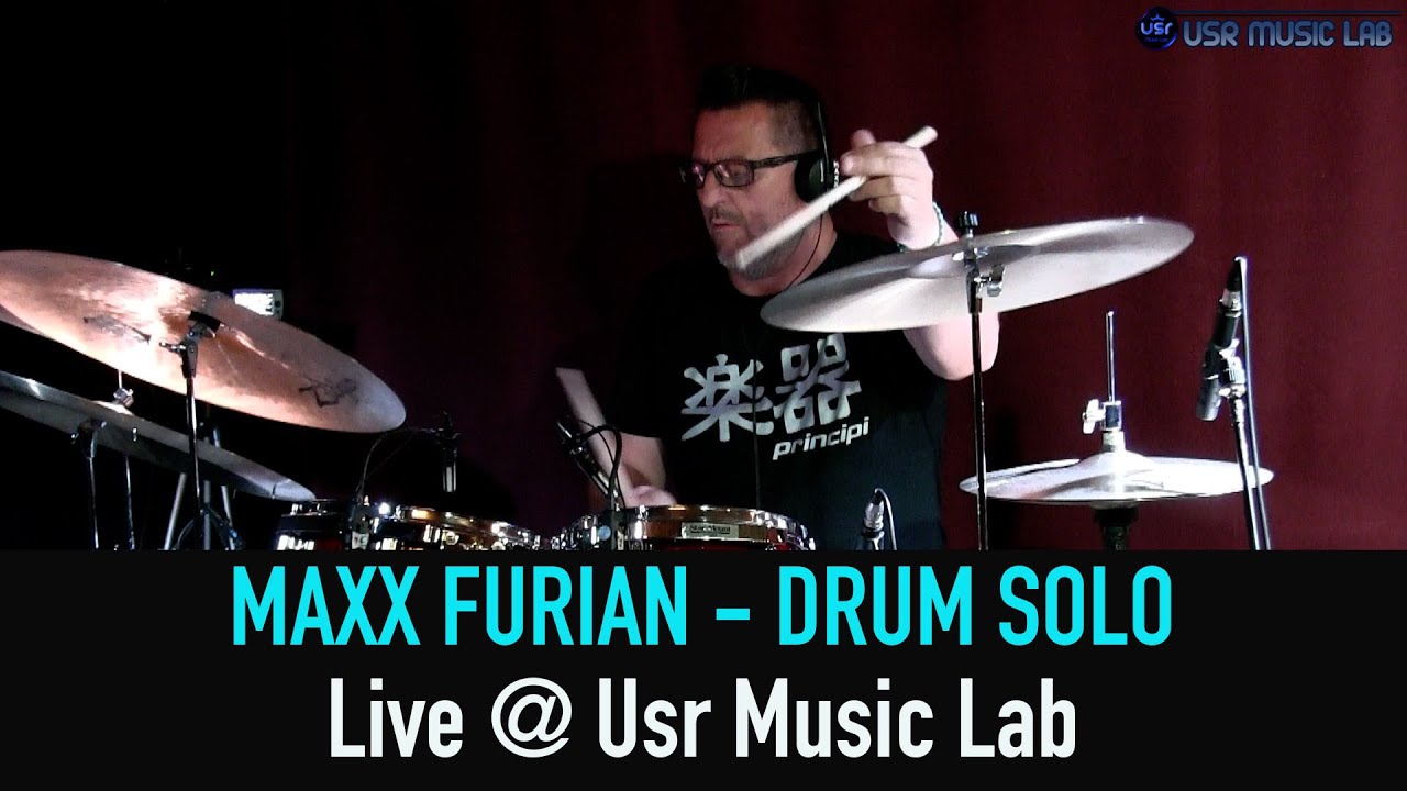 Maxx Furian - Drum Solo - Live @ Usr Music Lab - YouTube