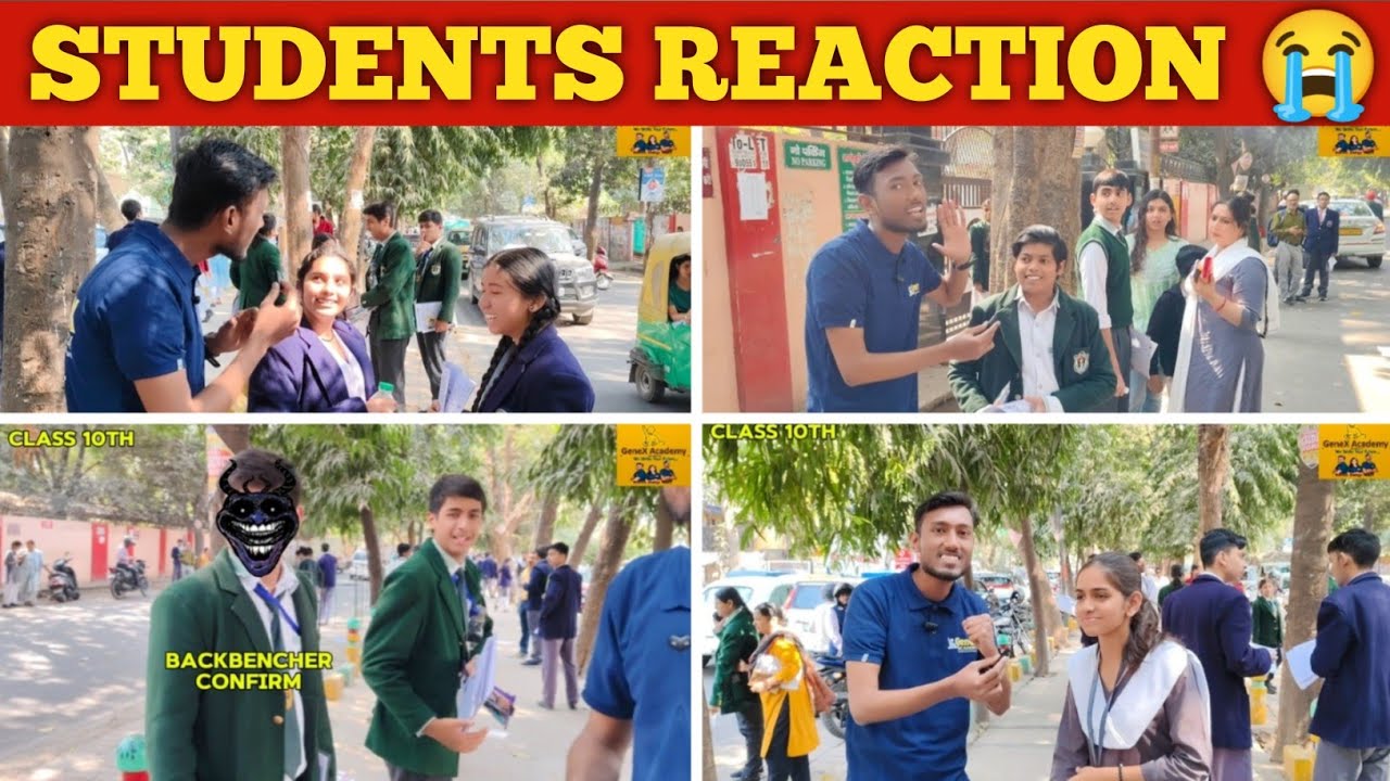 Students Funny 🤣 reaction || SST Paper Class 10th - YouTube