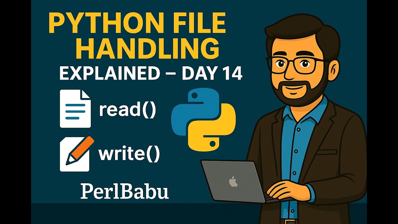 File Handling In Detail Open Read Write And Manage Files Easily Python Day 14 Perlbabu