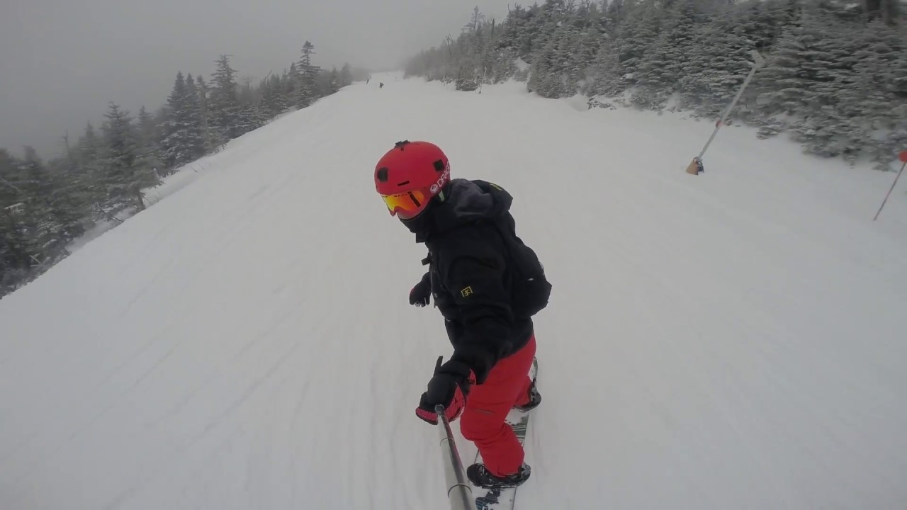 Snowboarding - Stowe, Vermont - YouTube