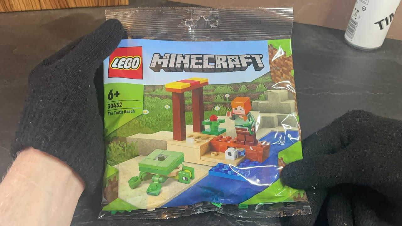 (look what's in there) LEGO Minecraft 30432 The Turtle Beach - YouTube