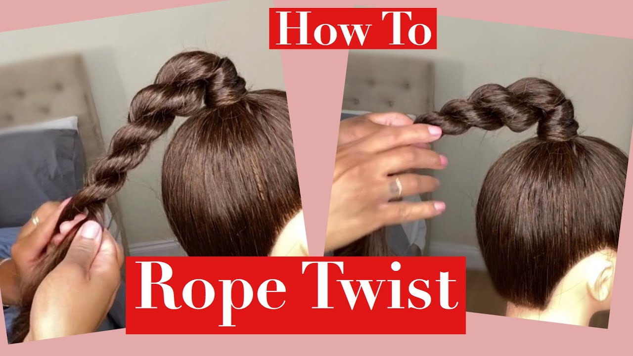 Easy Rope Twist Tutorial / How To - YouTube