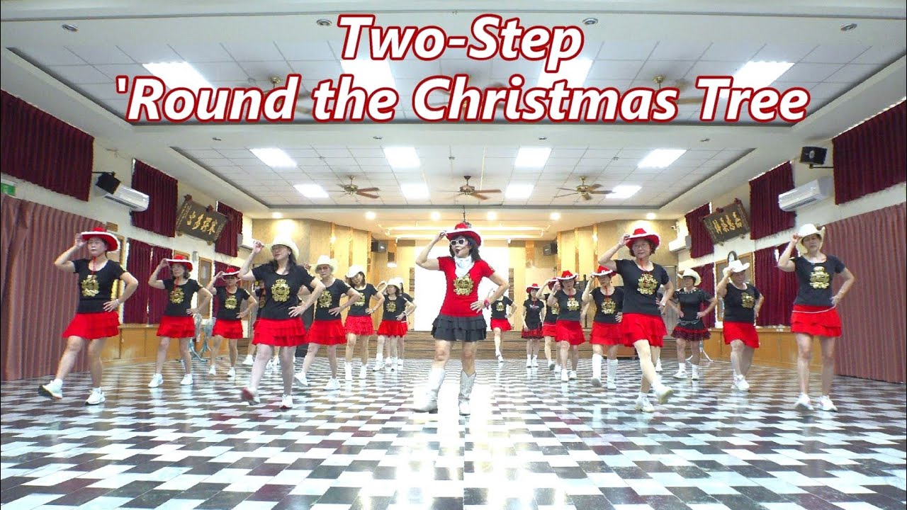 Two-Step 'Round the Christmas Tree│Line Dance by Rob Williams (USA ...