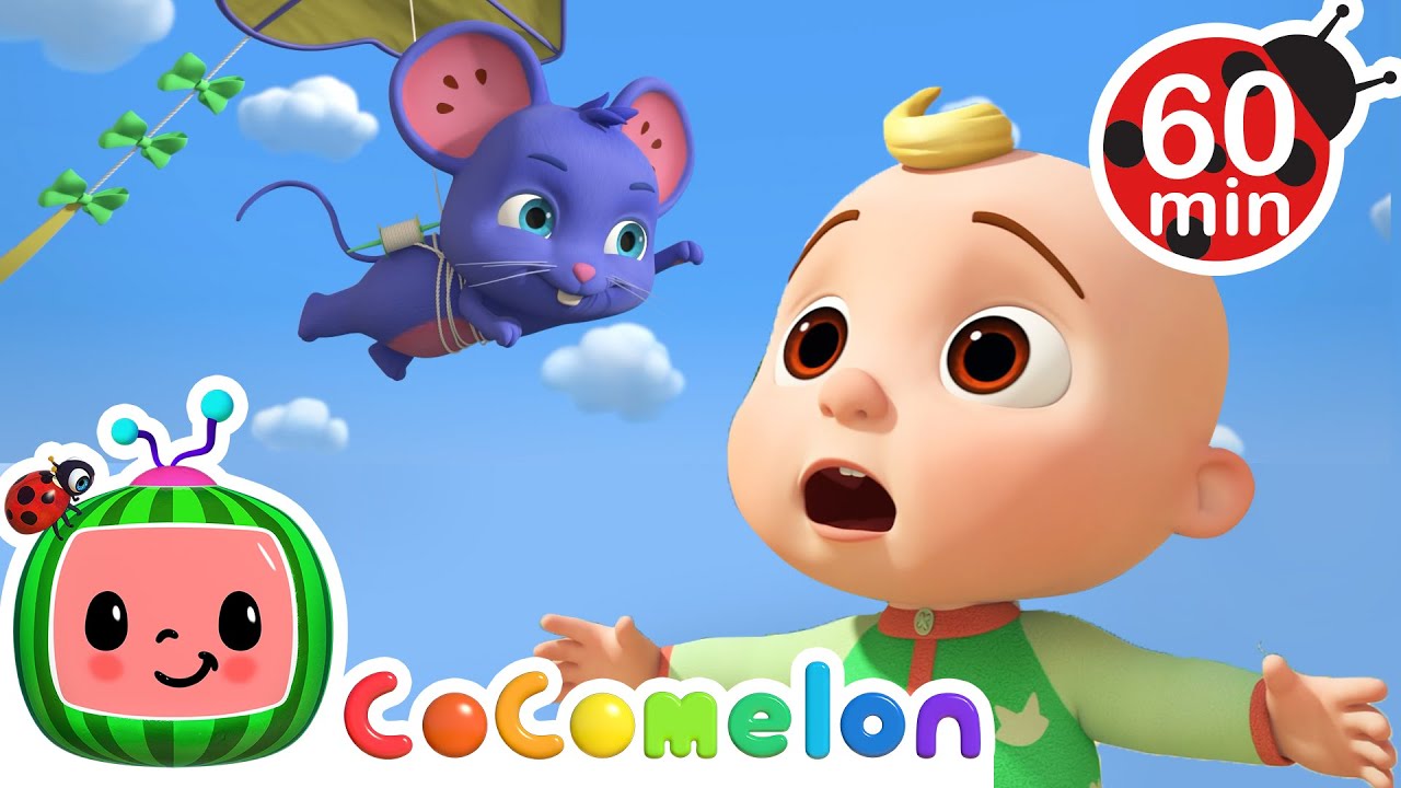 Let's Go Fly A Mouse! Up To The Highest House! 🪁 | 🌈 CoComelon 🌈 ...
