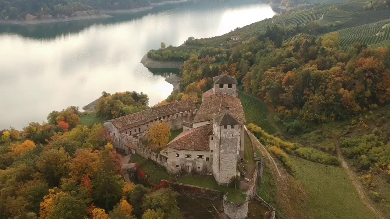 Castel Cles aerial video - YouTube