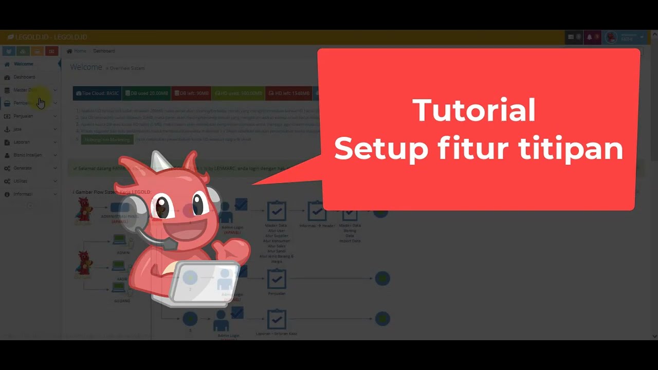 LEGOLD ADDONS Tutorial Setup Titipan LEGOLD BASIC - YouTube