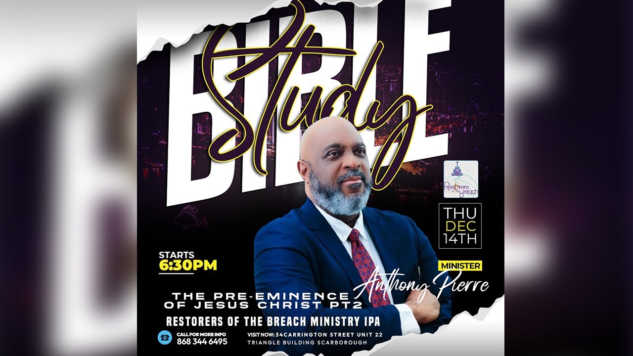 THE PRE-EMINENCE OF JESUS CHRIST PT2 || MINISTER ANTHONY PIERRE - YouTube