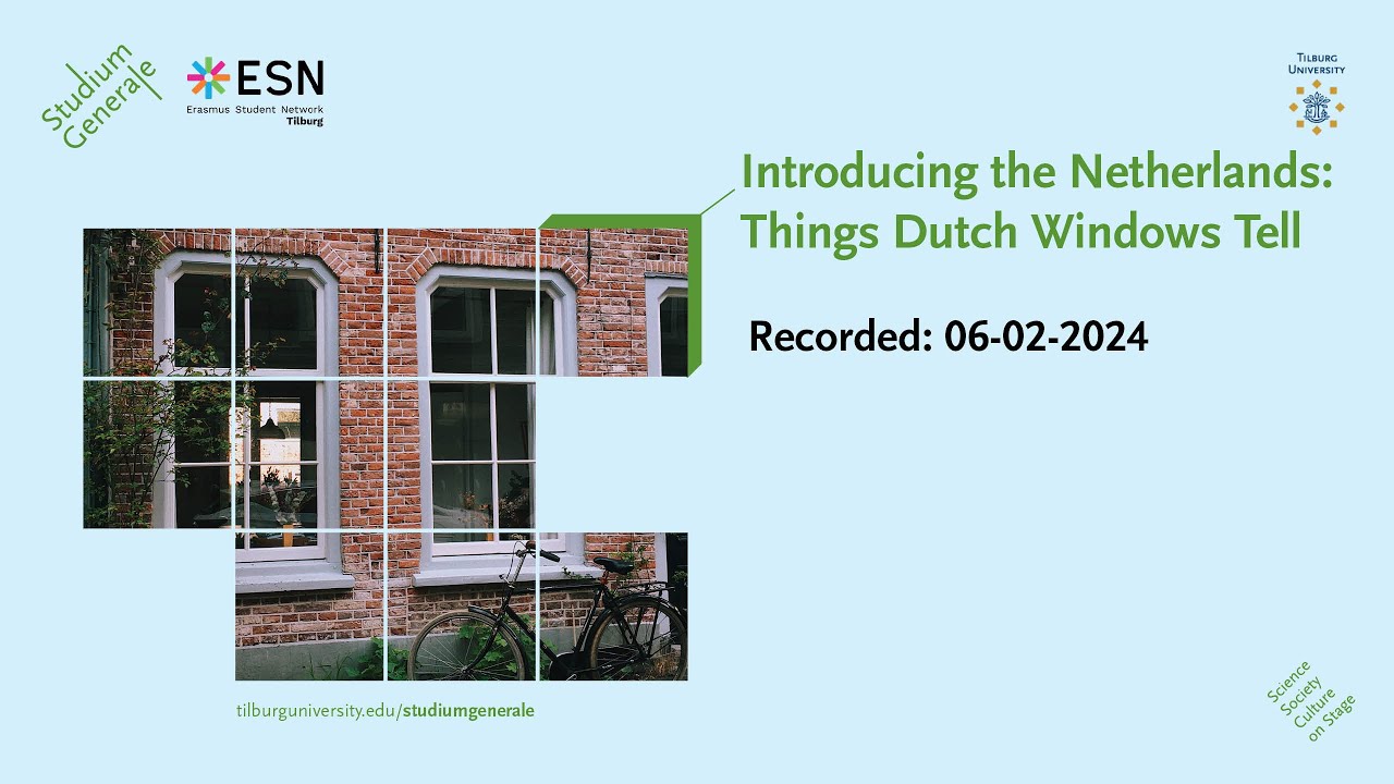 Introducing the Netherlands: Things Dutch Windows Tell - Studium ...