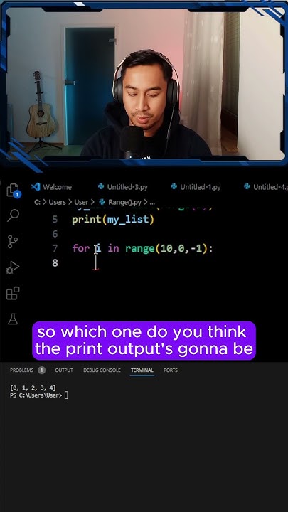 How To Use Negative Step In Range Function In Python Coding Pythonprogramming Dataanalytics 5124