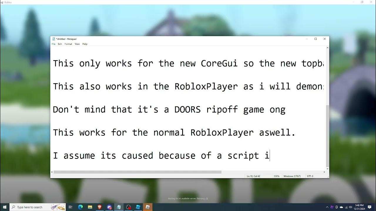 How to remove Roblox CoreGui from your game - YouTube