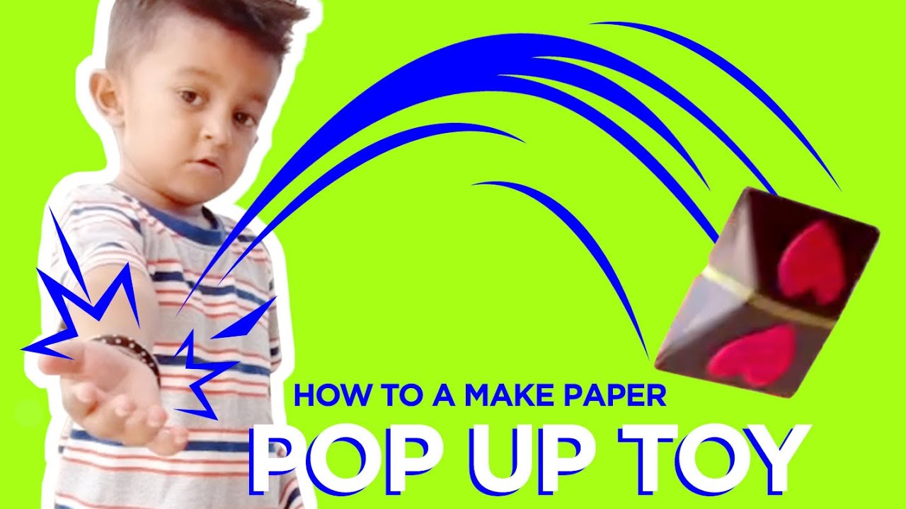 How to Make Pop Up Heart | Pop Up Toys | Jumping Paper Toy ...