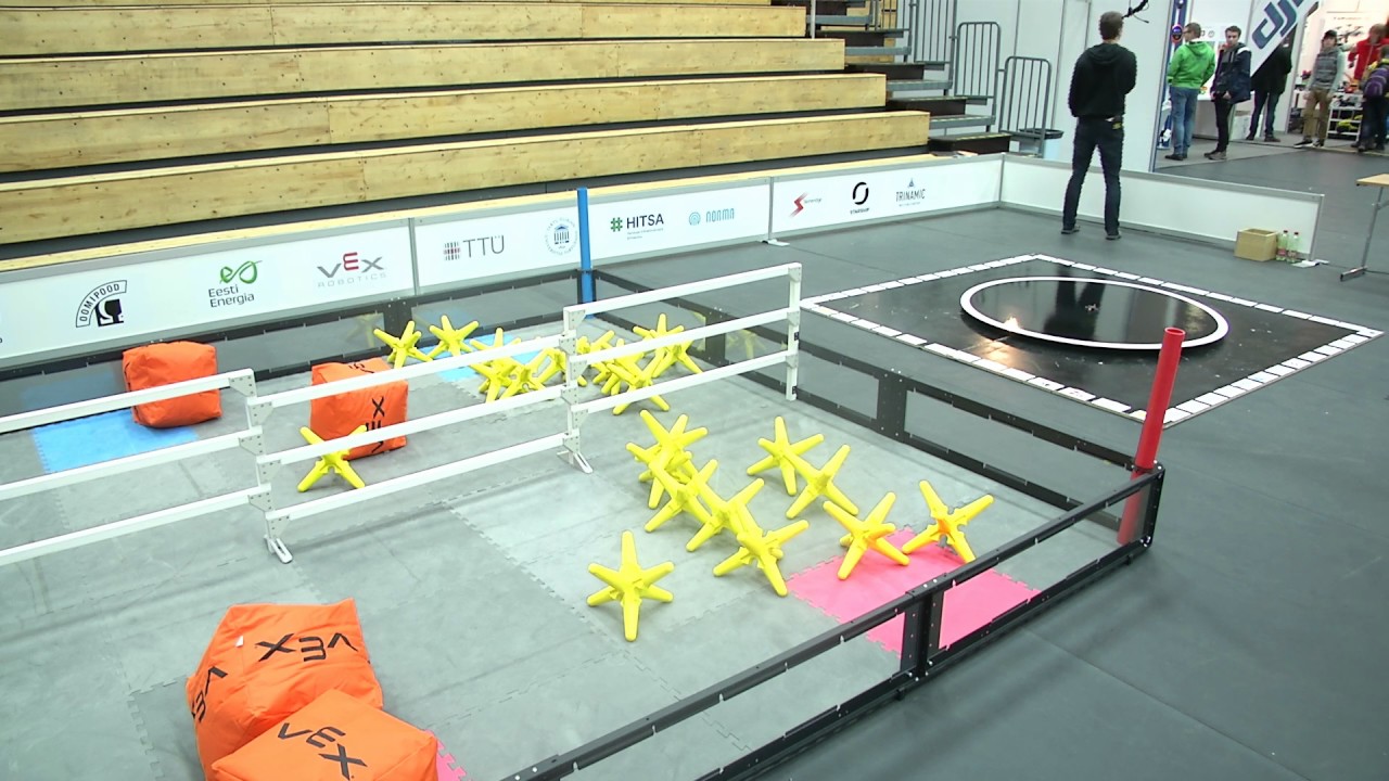 Robotex 2016 | DAY 2 | Area 4 – iRobot sumo and 3kg sumo - YouTube