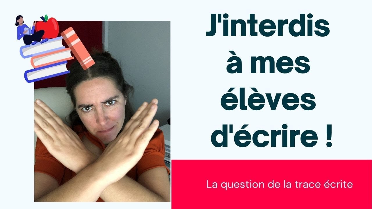 La trace écrite des élèves - YouTube