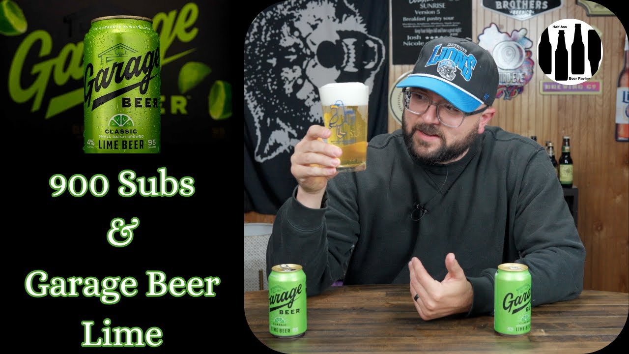 Garage Beer Lime & Hitting 900 Subs - YouTube