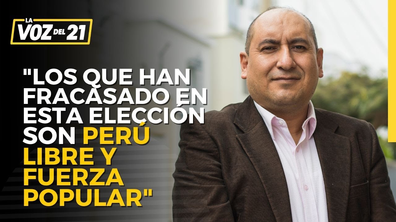 Richard Arce: "Los que han fracasado en esta elección son Perú Libre y ...