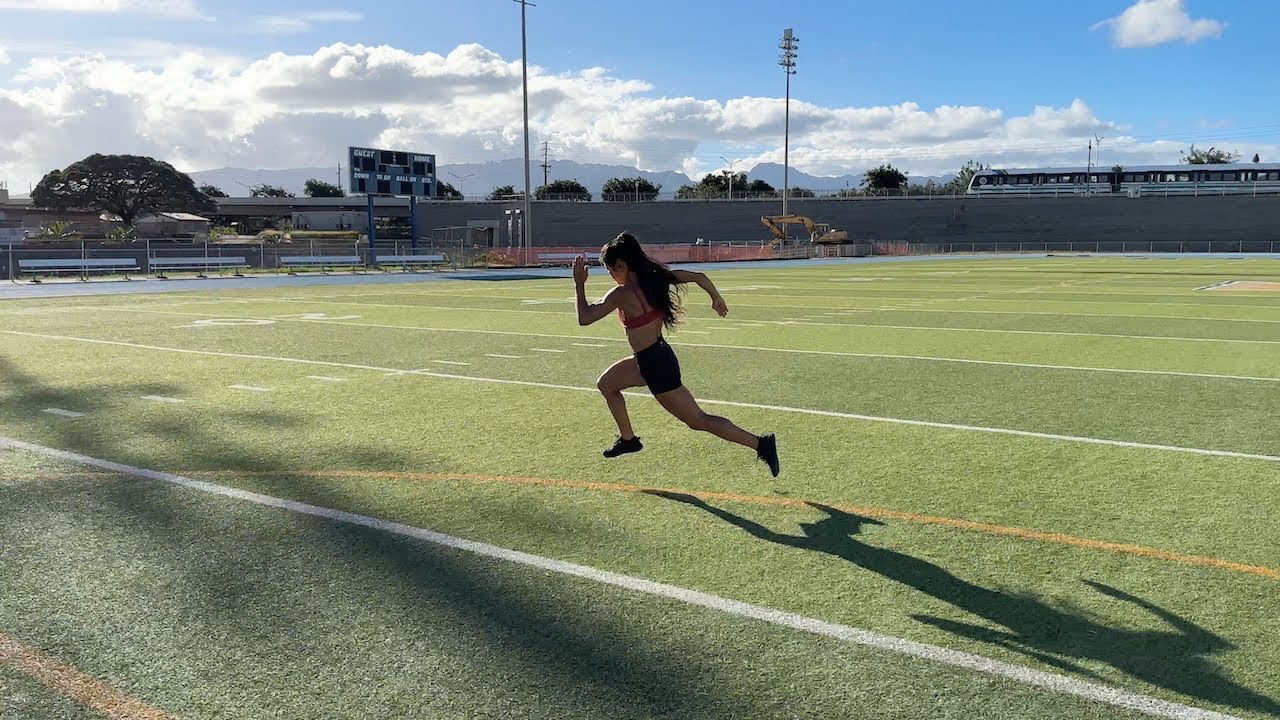 Curved sprint (penalty arc) - YouTube